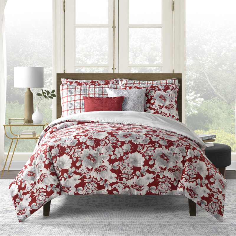 Lanwood Home Eva 8 Piece Comforter Set Wayfair Canada